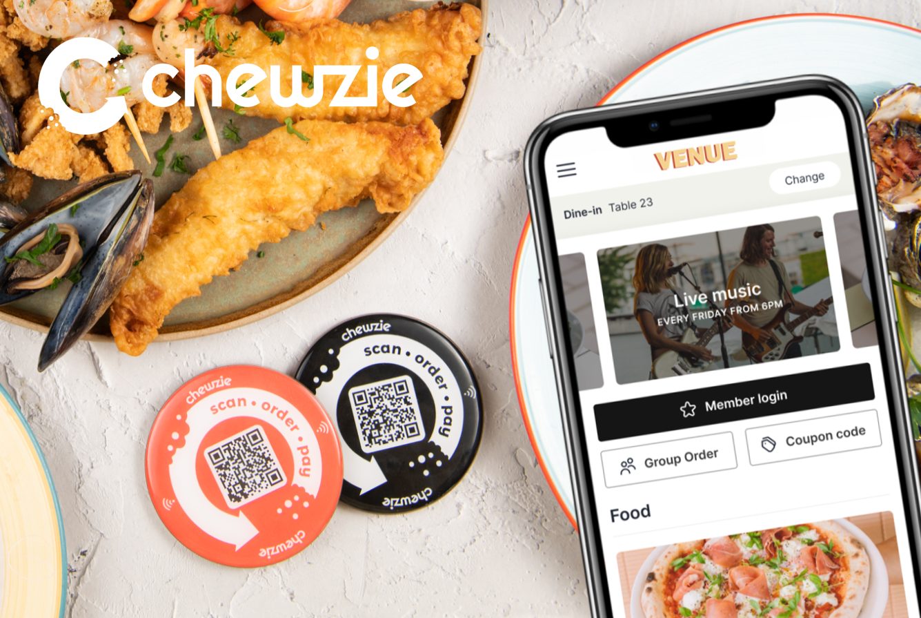 QR Ordering, in venue self service table ordering.